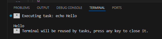 【VSCode】よく使うコマンドをtasks.jsonでショートカットさせよう
