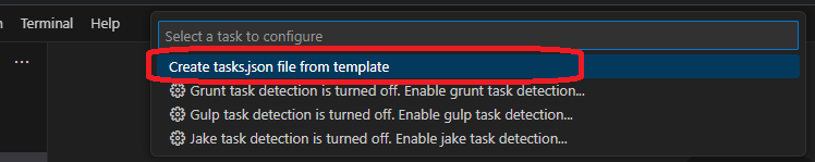 【VSCode】よく使うコマンドをtasks.jsonでショートカットさせよう