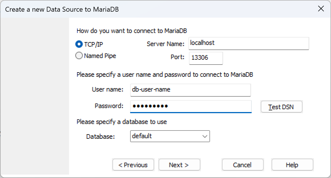 Microsoft Access から、SSH経由で公開サーバーの MariaDB に ODBC で接続する